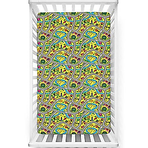 Car Race Track Themed Fitted Crib Sheet,Standard Crib Mattress Fitted Sheet Soft Toddler Mattress Sheet Fitted-Crib Mattress Sheet or Toddler Bed Sheet, 28“ x52“,Multicolor