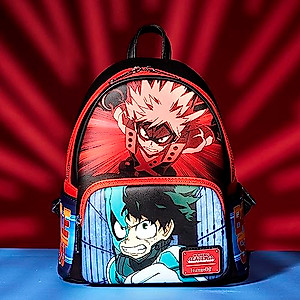 Loungefly My Hero Academia: Deku vs. Kacchan Collection Mini-Backpack, Amazon Exclusive