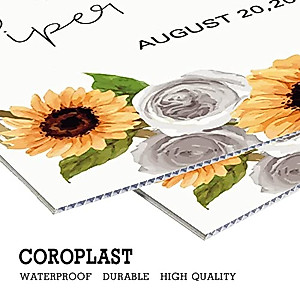 Autravelco Welcome to The Wedding of Yard Lawn Sign 12x18 Inch Modern Calligraphy Script Welcome to Our Forever Funny Lawn Sign for House Rent Party Decorations Props