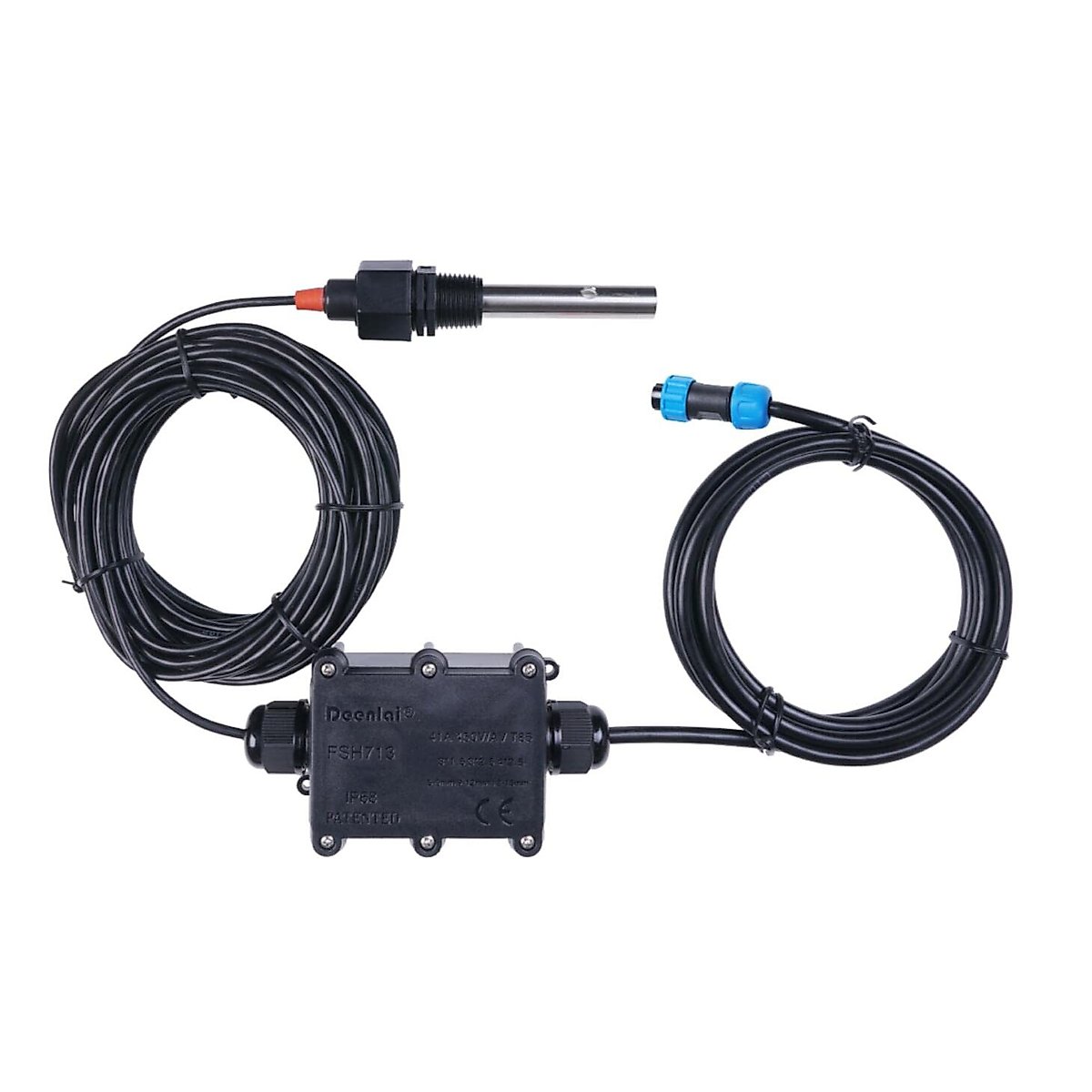 NGW-1pc EC & TDS Sensor MODBUS-RTU RS485 & 0-2V Analog Voltage with Waterproof Aviation Connector