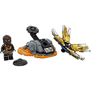 LEGO NINJAGO Spinjitzu Burst - Cole 70685 NINJAGO Accessory Set Building Kit Featuring Ninja Minifigure (48 Pieces)