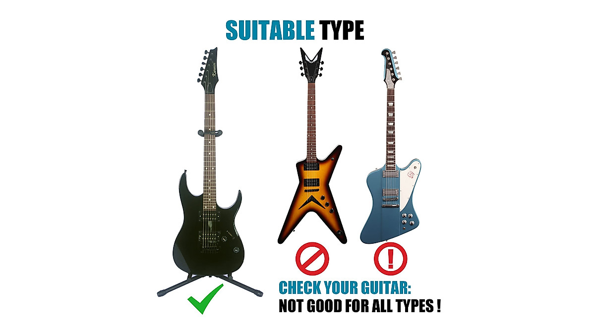 GLEAM Adjustable Guitar Stand for All Instruments