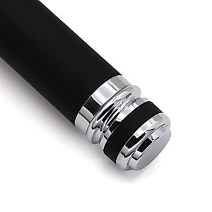 Edwin Jagger DES86RCBLAMZ Short Handled Classic Double Edge Manual Eco-Friendly and Reusable Safety Razor for Men and Women for Shaving Cream or Soap Fits All DE Razor Blades (Black Rubber Coated)