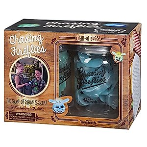 Toysmith Chasing Fireflies Kids Game - The Game of Shine & Seek - Interactive Games for Kids - Indoor & Outdoor Game - for Ages 3+, Blue,Green