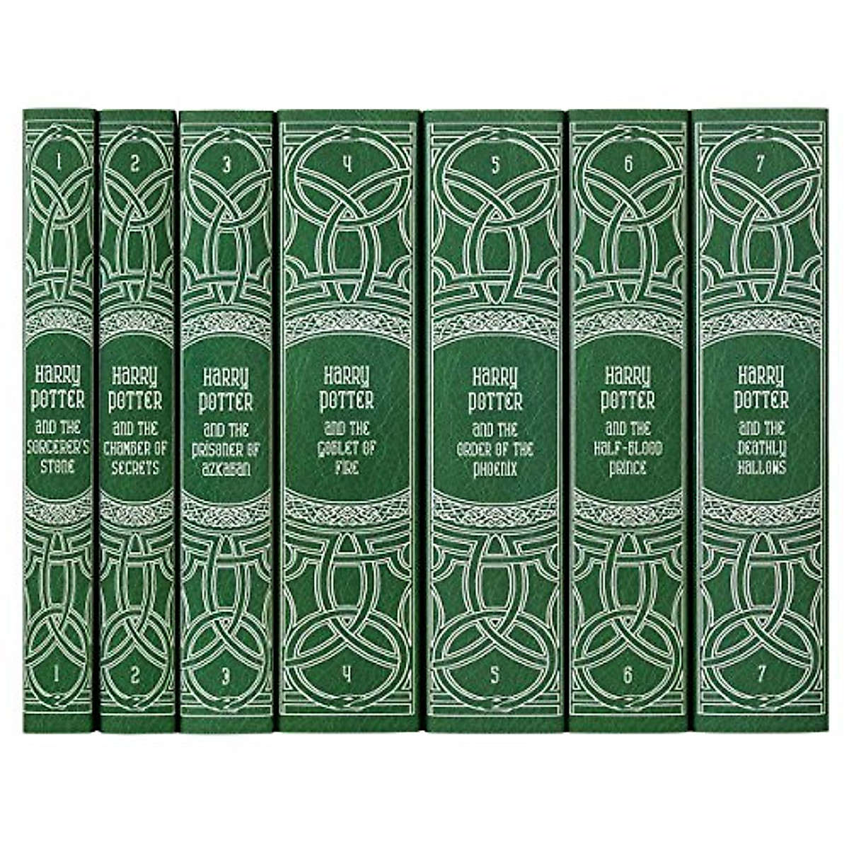Juniper Books Harry Potter Boxed Set: Slytherin Edition | 7-Volume Hardcover Book Set with Custom Designed Dust Jackets | Author J.K. Rowling | Includes all 7 Harry Potter Series Books