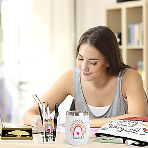 Teacher Appreciation Gifts for Women,Teacher Gifts,12 OZ Teacher Tumbler for Teacher Birthday,Back to School Gift,Thank You Gifts,Teachers Day Gifts