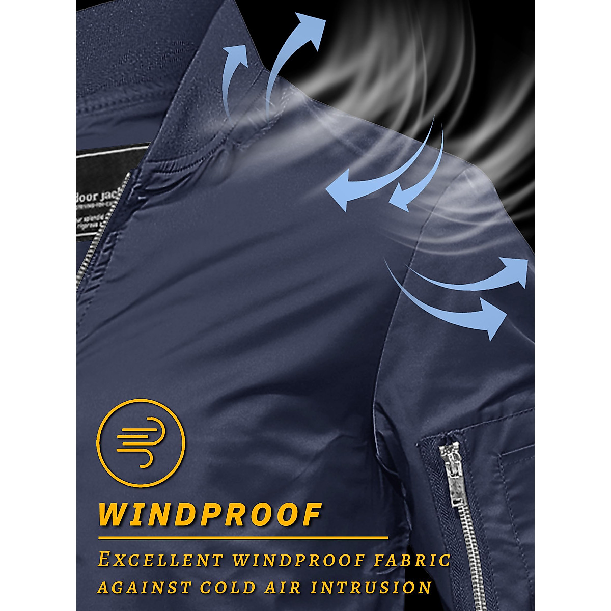 TACVASEN Jackets for Men Light Bomber Jacket for Men Jacket Men Fashion Varsity Jackets Men Windproof Jacket Men Lightweight Jackets Men Spring Jacket