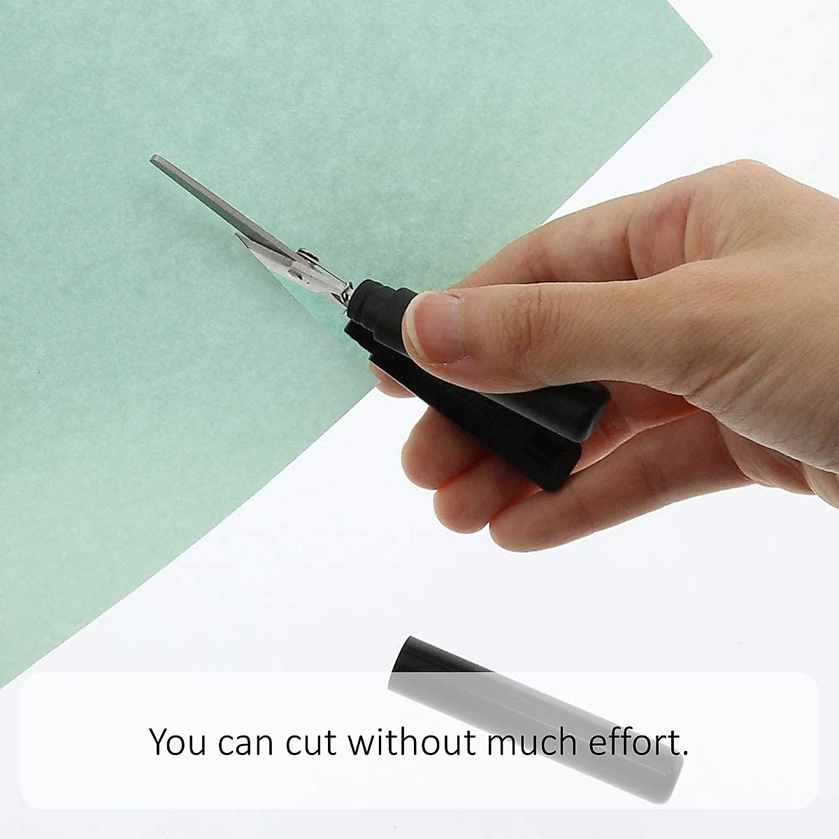 SUN-STAR STICKYLE Scissors (Compact) [Black x Black] (Japan Import) S3791866