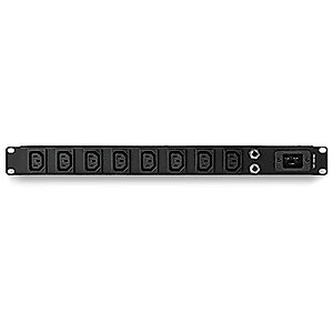 StarTech.com 1U 19 inch 8 Port Rack Mount PDU - IEC C13 Socket Rackmount Power Supply/Strip - Horizontal Server Rack Mountable PDU /Data Center Power Distribution Unit 16A 240V (PDU08C13H)