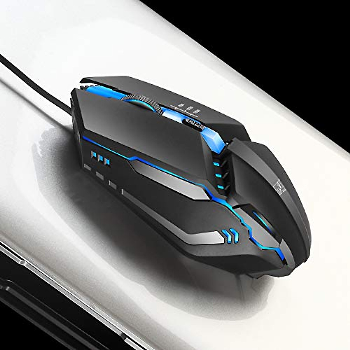 Akin K3 USB Wired Gaming Mouse Notebook Gaming Mouse 7-color RGB RGB Chroma Backlit Competitive Mouse Ergonomic 7 Button Programmable Mouse