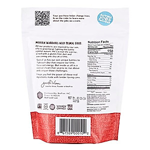 BeeFree Warrior Mix Gluten Free Granola - Soft Chunky Granola Bites | Paleo Granola, Low Carb, Grain Free, Preservative Free, Oat Free | Granola for Yogurt, Low Calorie Snacks | Hagen’s Berry Bomb, 9 Ounce Bag