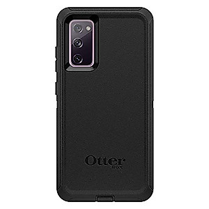 OtterBox DEFENDER SERIES SCREENLESS Case for Samsung Galaxy S20 FE 5G (FE 5G ONLY - Not compatible with other Galaxy S20 models) - BLACK