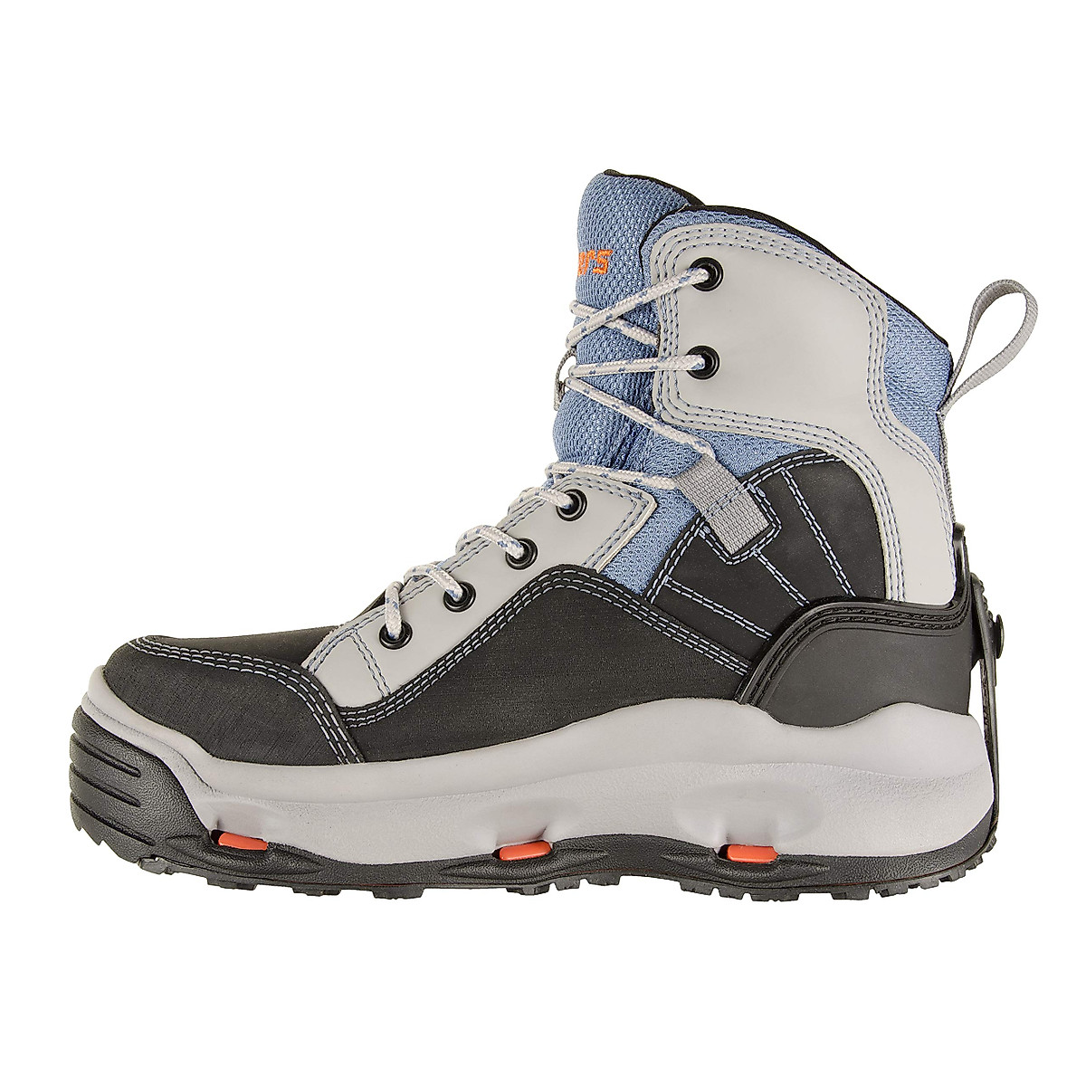 Korkers Buckskin Mary Women's Wading Boots - Durable and Non-Corrosive - Includes Interchangeable Felt & Kling-On Soles - Size 7