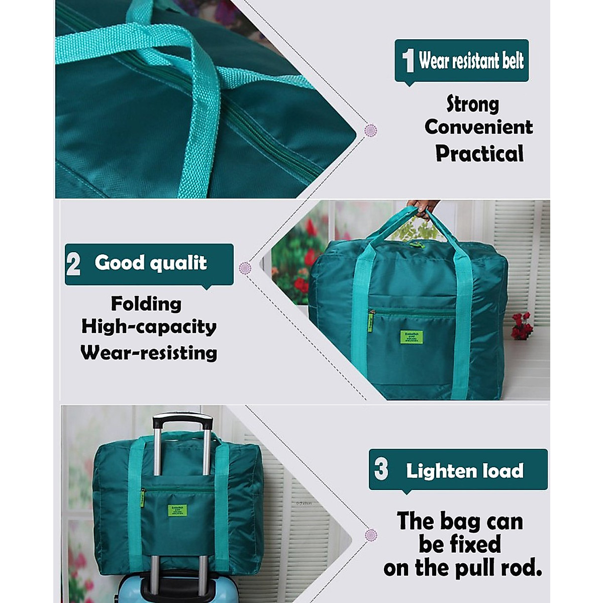 Hoperay Lightweight Foldable Waterproof Backpack - Bag is Packable & Collapsible
