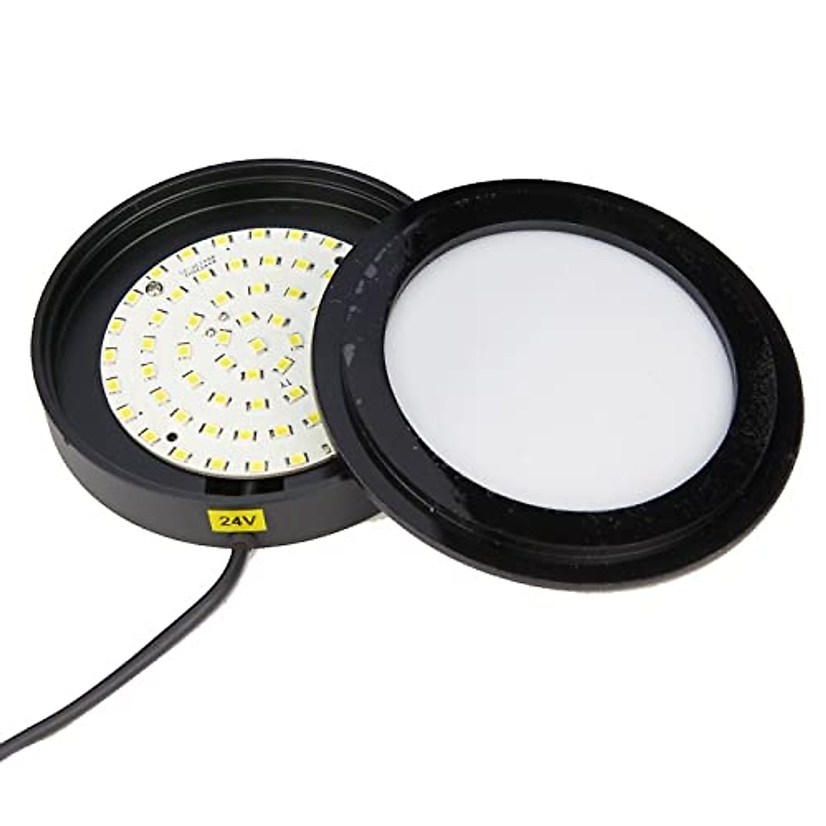 ZTBH Microscope Accessories Kit 50-75mm Stereo Microscope Bottom Light Lamp, Round Light Source, LED Backlight Illuminator AC90V-240V Microscope Slides (Magnification : 70mm)