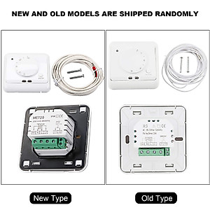 Floor Mechanical Manual Heating Thermostat, Temperature Controller 16A 230V, Wall Baseboard Heater of The Wall Indoors, Home Improvement Heating