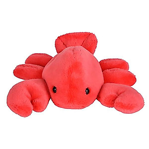 The Dreidel Company Plush Lobster Mighty Mights, 3.5" Inch Plush Stuffed, Super Soft and Cuddly Animal Toys, Classroom Decorations, Boys and Girls (Lobster)