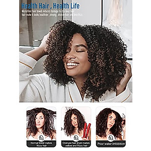 Sackei Hair Drying Towel Microfiber Hair Towel Wrap with Solid Button, 9.5 inch X 26 inch Supersoft NO Dripping Hair Turban for Wet Hair Drying Hair Anti Frizz for Kids and Women (1Pcs Purple)