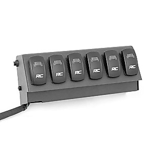 Rough Country Multiple Switch Light Controller (fits) 2018-2020 Jeep Wrangler JL | Gladiator JT | 6 Button | 70963