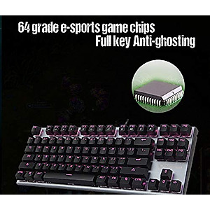 Meetion RGB Backlit Blue Switch Mechanical Gaming Keyboard MT-MK04