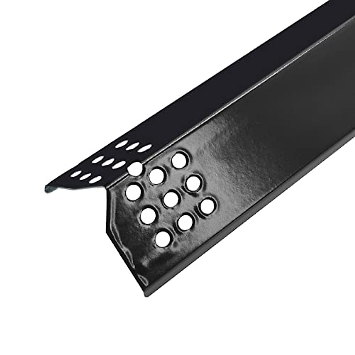 Hiorucet Grill Heat Plate Replacement for Nexgrill 720-0830H, 720-0783E, Grill Master 720-0697, 720-0737, 4 Pack Porcelain Steel Heat Shield, Heat Tent, Burner Cover Replacement Parts.