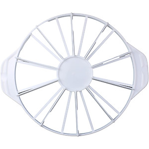 FDXGYH Round Cake Portion Marker 10 or 12 Slices Plastic Pie Divider Cake Slicer/Cutter with Handle for Pastry Baking