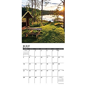 Willow Creek Press CabinLife Monthly 2024 Wall Calendar (12" x 12")