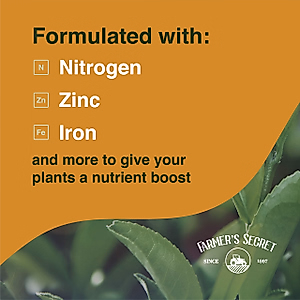 Farmer’s Secret Soil Revitalizer (8oz) - Organic (OMRI Listed) Soil Microbe Booster - Liquid Compost Soil Amendment - Great for Spring Application - Activated Humic Acid