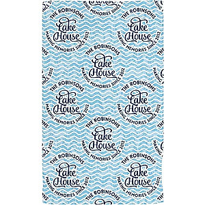 RNK Shops Lake House #2 Hand Towel - Full Print (Personalized)
