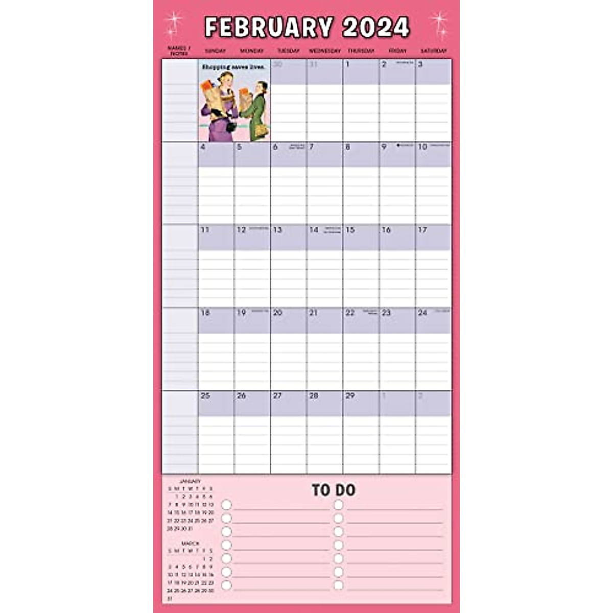 2024 Family Planner, 17-Month Calendar Planner: August 2023 - December 2024, 12" x 12" - Retro Mama
