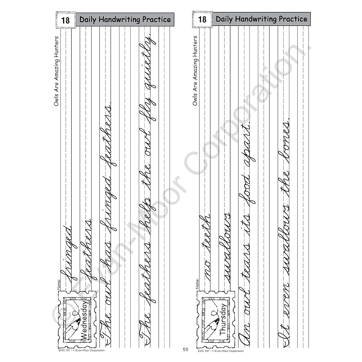 Evan-Moor® Daily Handwriting Practice Book: Traditional Cursive, Grades K-6