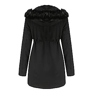 Fleece Jacket Plus Size Fuzzy Jackets for Women Fleece Lined Outerwear Coats Color Block Winter Coats Full Zipper Jackets Pocket Chamarras