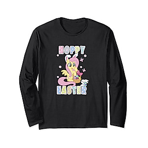 My Little Pony Fluttershy Bunny Ears Hoppy Easter Long Sleeve T-Shirt