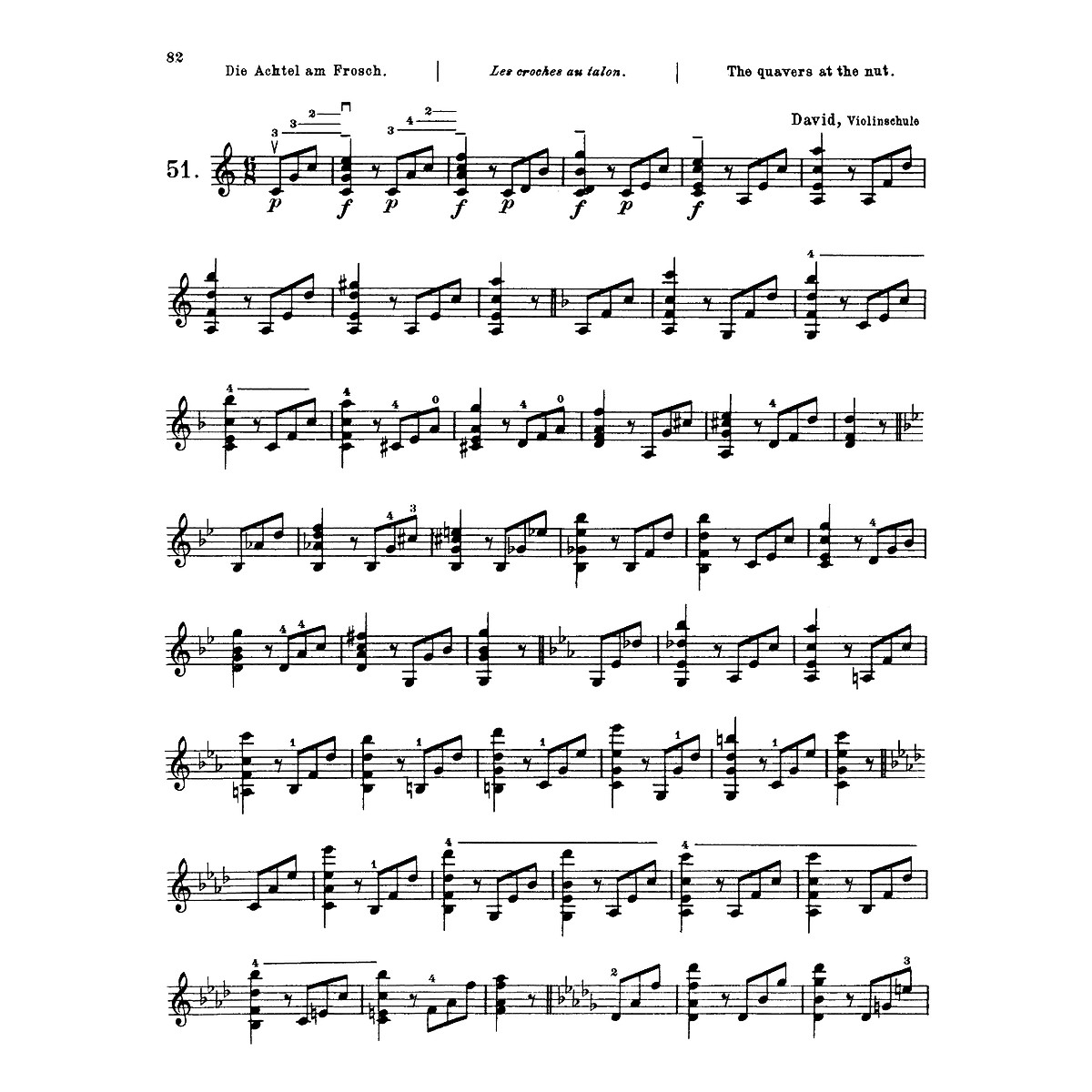 ETUDEN-SAMMLUNG FOR VIOLINE , STUDIES AND EXERCISES FOR VIOLIN, COLLECTION D'ETUDES POUR VIOLON. by CARL FLESCH[ReImaged for Clarity. Student Loose Leaf Facsimile Edition.]