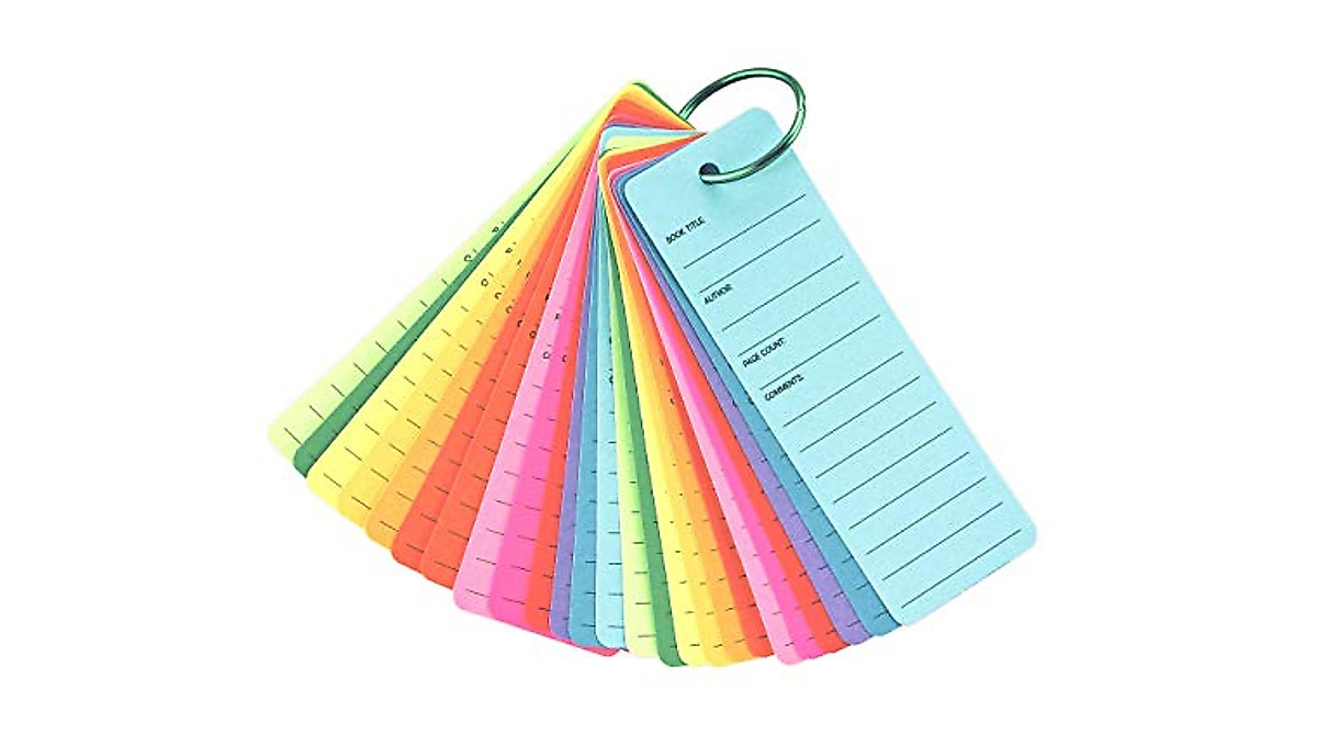 Hygloss Book Buddies Reading Log Bookmarks - 100 Pack