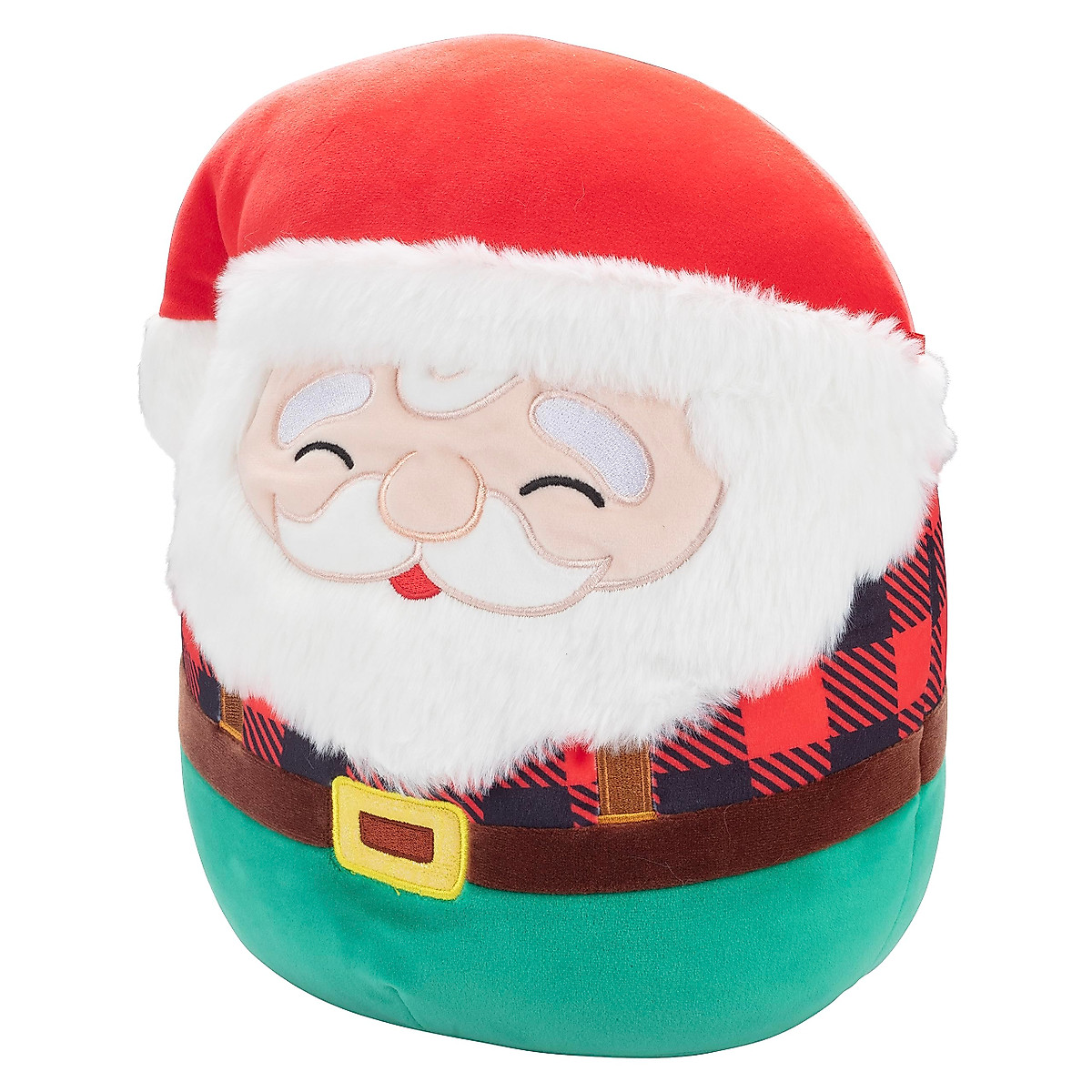 Squishmallows Original 10-Inch Santa Claus - Official Jazwares Christmas Plush - Collectible Soft & Squishy Santa Stuffed Animal Toy - Add to Your Squad - Gift for Kids, Girls & Boys