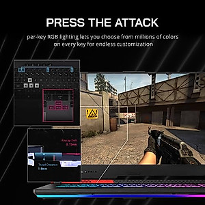 ASUS ROG Strix G15 Gaming Laptop, 15.6" QHD 165Hz Display, AMD Ryzen 9 5980HX, 64GB RAM, 2TB PCIe SSD, RGB Backlit Keyboard, Radeon RX 6800M, Win 11 Pro, Black, 128GB Hotface Extension Set