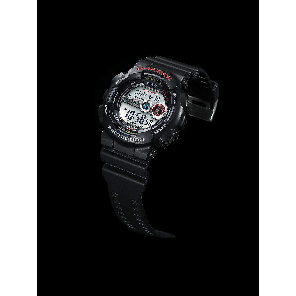 Casio G Shock Men's GD-100-1ACR G-Shock Digital Display Quartz Black Watch