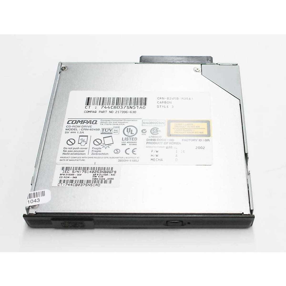 315082-002 CD 24X Black ARMA7800/E500 Replacement
