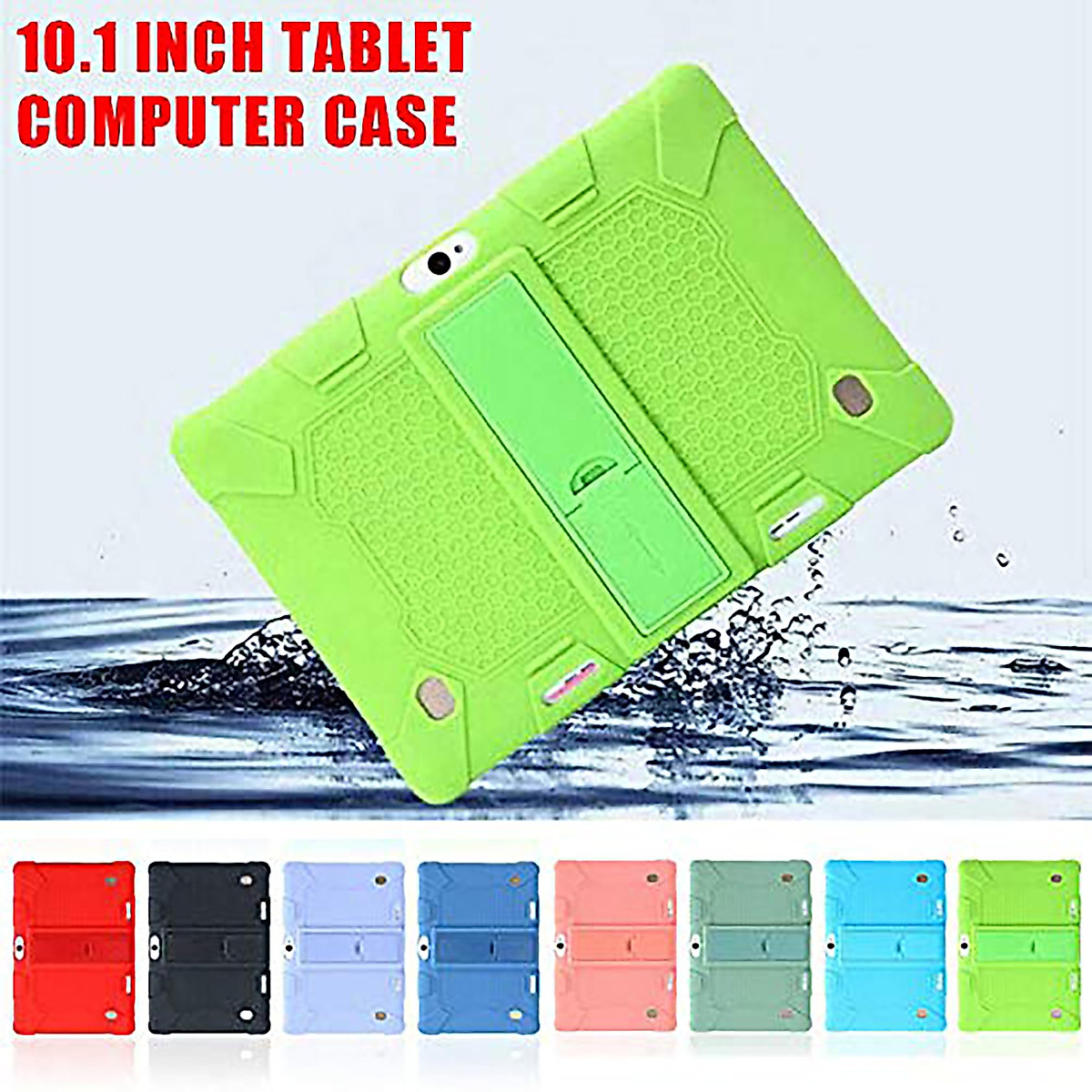 Universal Shockproof Silicone Stand Case Cover for 10.1 Inch Android Tablet PC Protective