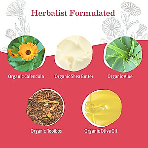 Earth Mama Simply Non-Scents Baby Lotion | Fragrance-free with Organic Calendula + Rooibos for Sensitive Skin, 8-Fluid Ounce