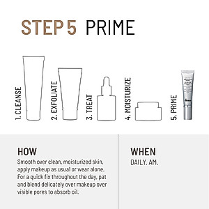 Dr. Brandt Pores No More Pore Refiner Primer - Instantly Minimizes The Appearance of Pores, Diffuses Fine Lines and Imperfections - 1 fl oz / 30 ml