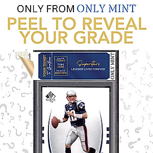 ONLY MINT Ultimate Quarterback Guaranteed NFL Card All-Time Legend or Superstar Graded 8-10 Mint Football Card | Top QB in Each Mystery Pack | Grades by PSA BGS SGC CGC | Blind Bag Contains 1 NFL Card