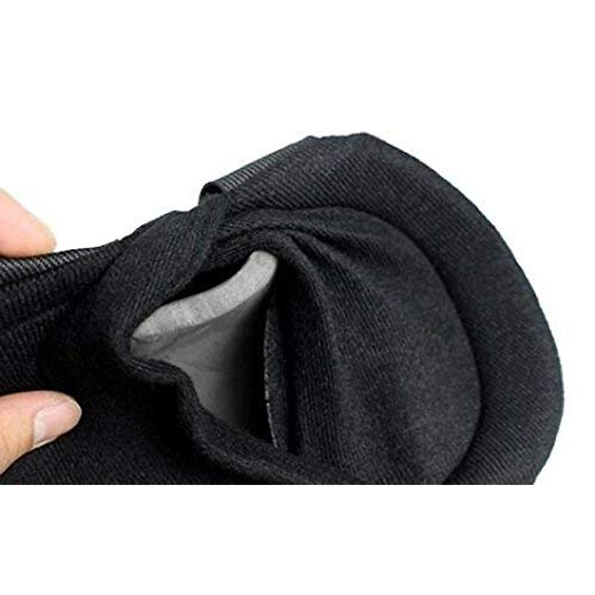 Bargain Crusader Military Tactical Knee Pad Elbow Pad Set Airsoft Knee Elbow Protective Pads Combat Paintball Skate Outdoor Sports Safety Guard Gear (Black)