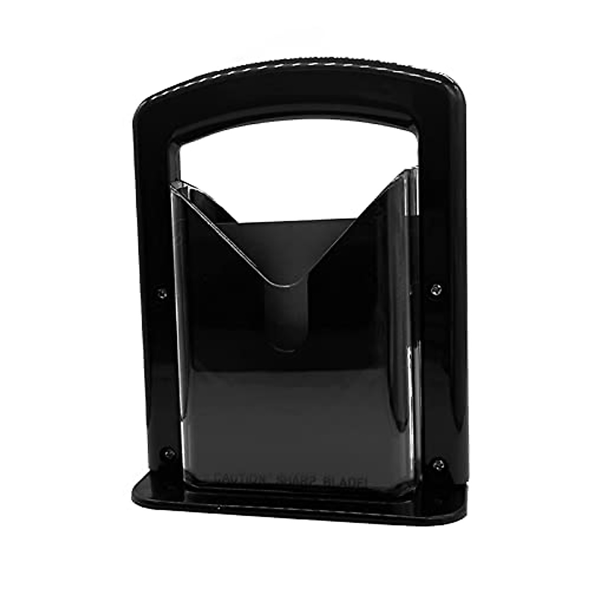 Bagel Slicer, Plastic and Stainless Steel Bagel Precision Slicer, Kitchen Bread Slicing Gadget Black