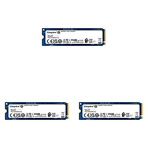 Kingston NV2 2TB M.2 2280 NVMe Internal SSD & NV2 500G M.2 2280 NVMe Internal SSD & NV2 1TB M.2 2280 NVMe Internal SSD | PCIe 4.0 Gen 4x4
