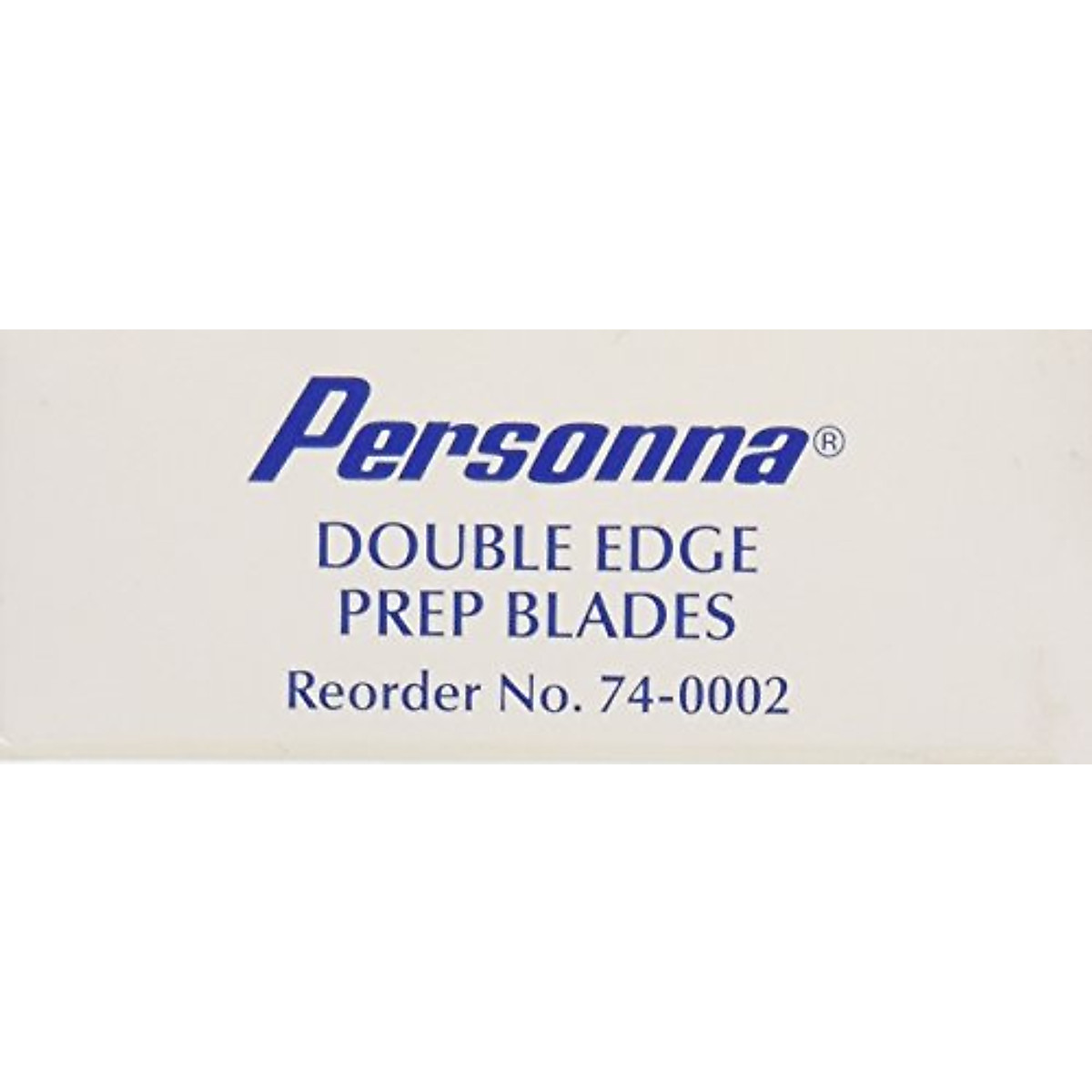 Personna Prep Double Edge Razor Blades - Model 74-0002 - Box of 100