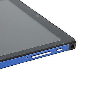 soobu 10 Inch Tablet, IPS Display Octa Core CPU Gaming Tablet 5000mAh Blue for Home (US Plug)