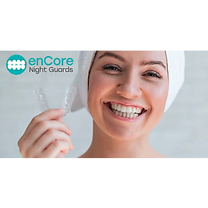 enCore - Custom Dental Night Guard/Mouth Guard for Protection Against Teeth Grinding/Clenching/Bruxism and TMJ Relief - One (1) Guard