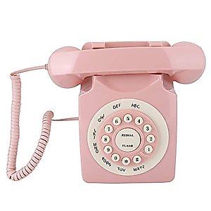Antique Telephone, High‑Definition Call Quality Stable Signal Vintage Landline Telephone for Home for Office